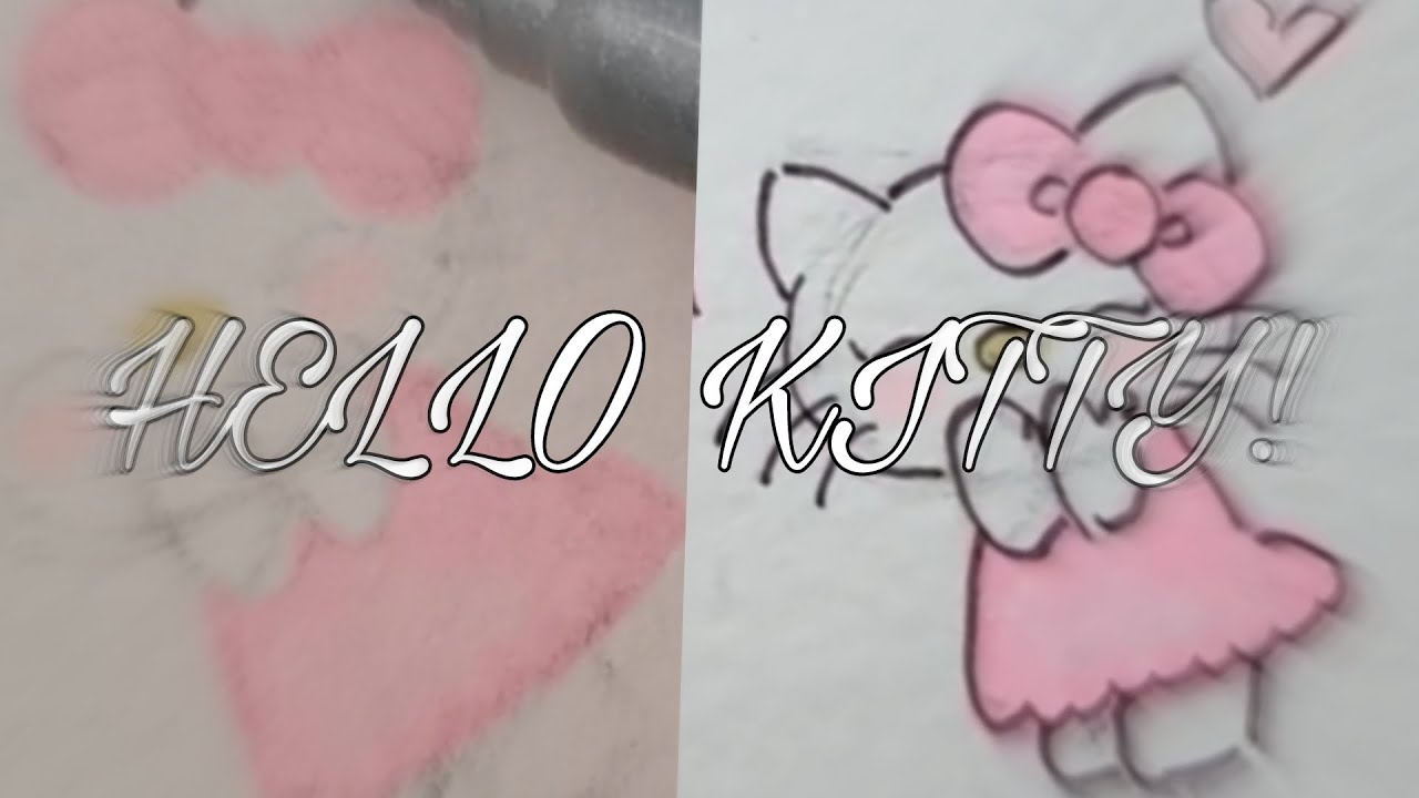 HOW TO DRAW HELLO KITTY? | emma_art - YouTube