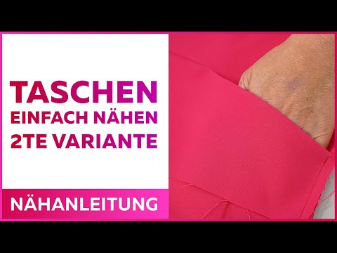 Entzückte Taschen schnell und einfach nähen. 2. Variante. Nähanleitung für Anfänger.
