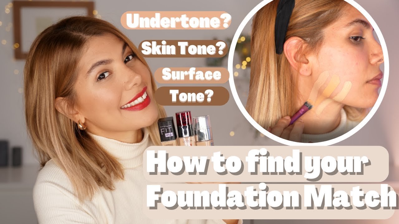 How To Find Your Foundation Shade Like A Pro - YouTube