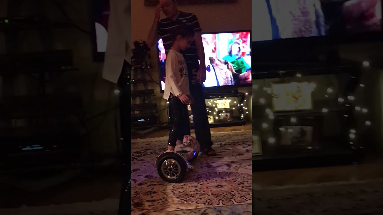 Гироскутер Подарили гироскутер HOVERBOT C-1 Light white multicolor - YouTube