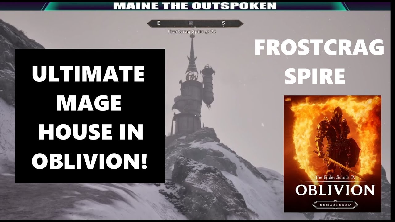 FROSTCRAG SPIRE, THE ULTIMATE MAGE / ALCHEMIST HOUSE! ELDER SCROLLS IV ...