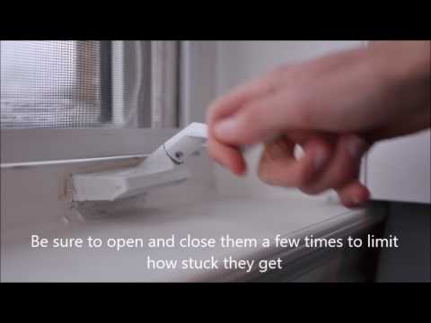 Casement Windows Stuck Shut - YouTube
