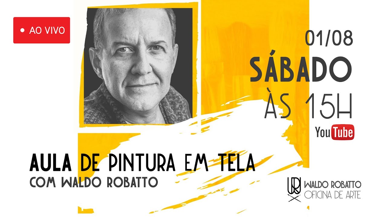 Pintura e aula completa ao vivo de Waldo Robatto - YouTube