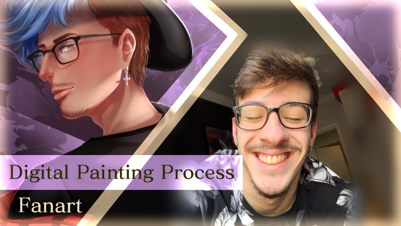 Akino (Twitch Streamer) | Digital Painting Timelapse - YouTube