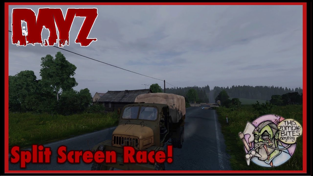 DayZ: Split Screen Race. - YouTube