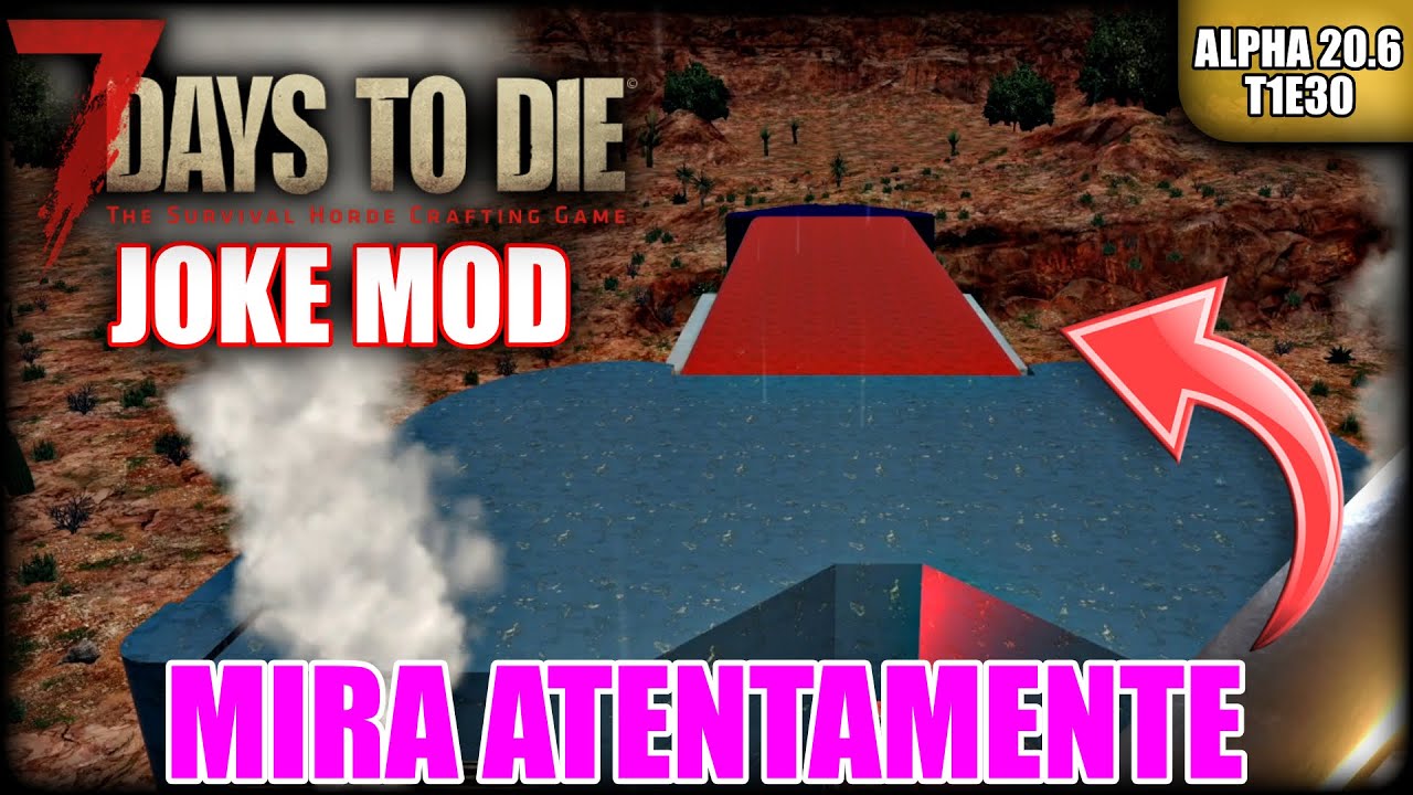T1E30---UN PREFAB CON FORMA DE NEPE??|JOKE MOD 7D2D ALPHA 20.6 GAMEPLAY ...