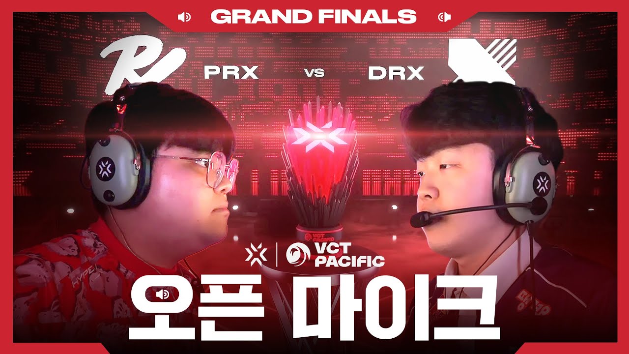 VCT 퍼시픽 우승을 위한 혼신의 브리핑 | 오픈 마이크 Ep.10 - PRX vs DRX | VCT 퍼시픽 2023 - YouTube