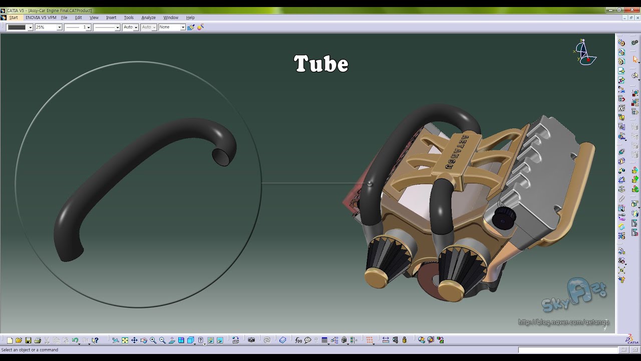 Tube - Catia - YouTube