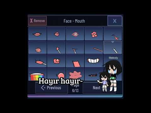 7 Yaşındaki kuzenim Gacha Clubda karakter yaparsa...