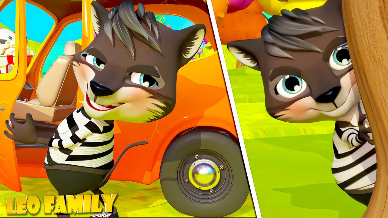 Police Car & Thief🚨👮‍♀️- Who Took the Police Car? - Funny Songs & More ...