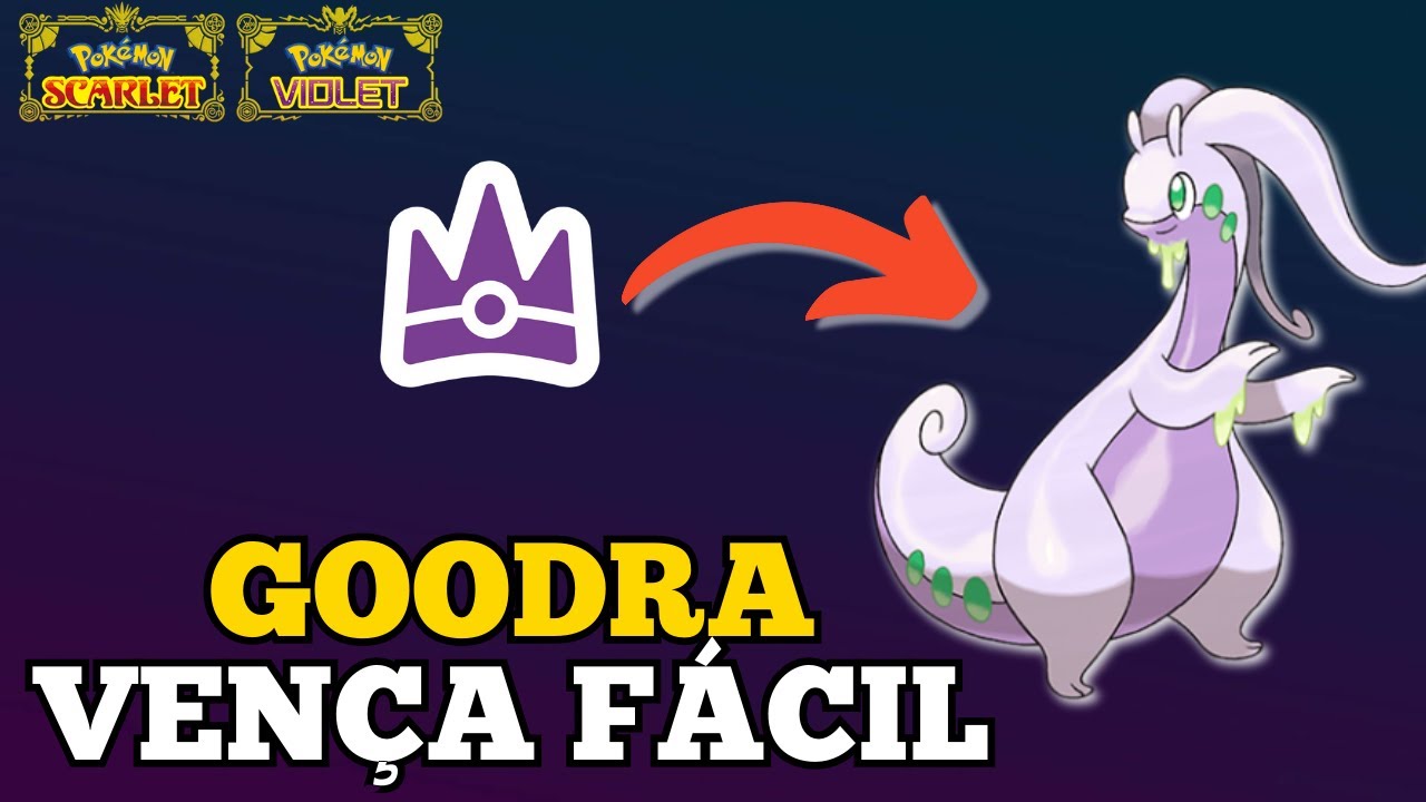 MELHOR BUILD SOLO para TERA RAID GOODRA - Pokémon Scarlet e Violet ...
