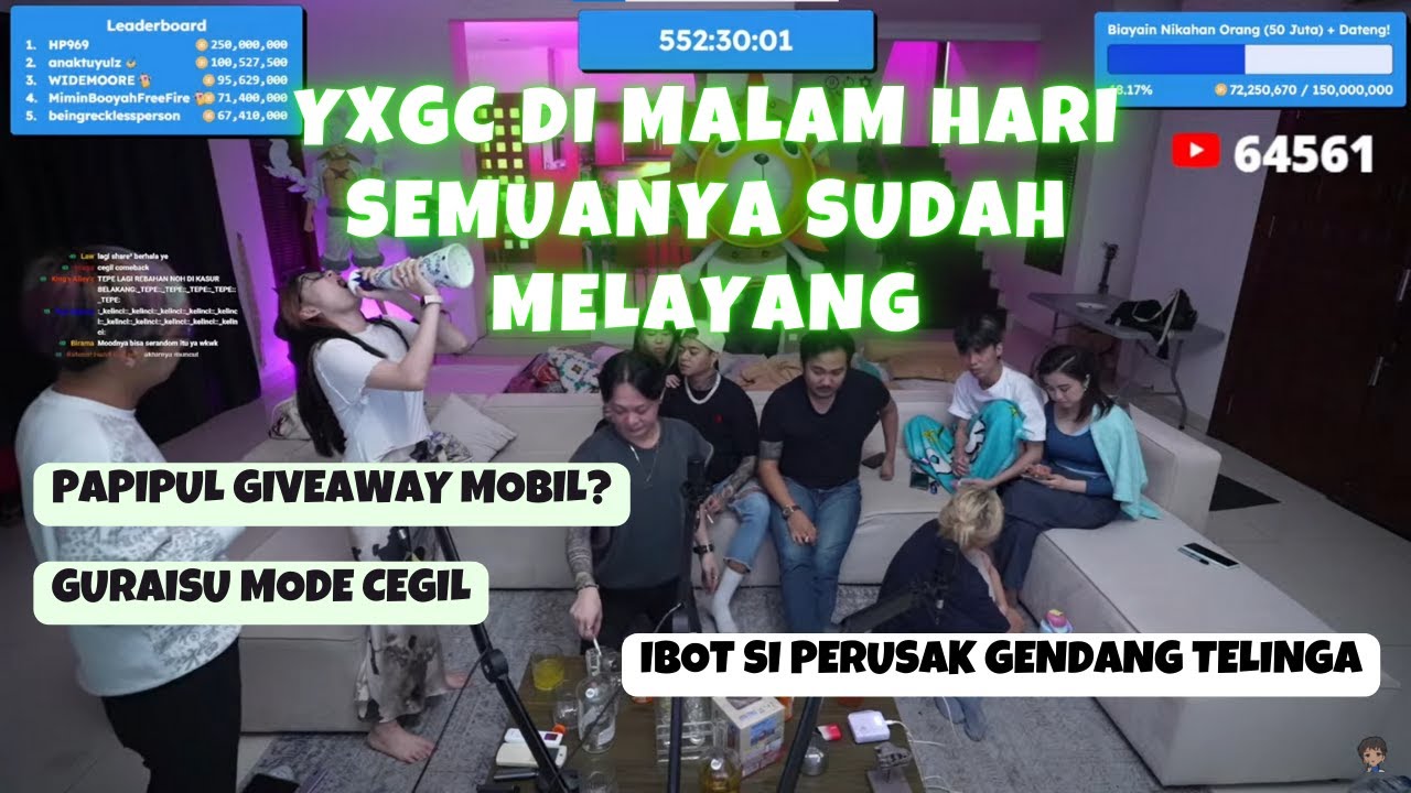 KESERUAN YXGC @ybrap #yb #ybrap #marapthon #YXGC #garry #lyuka # ...