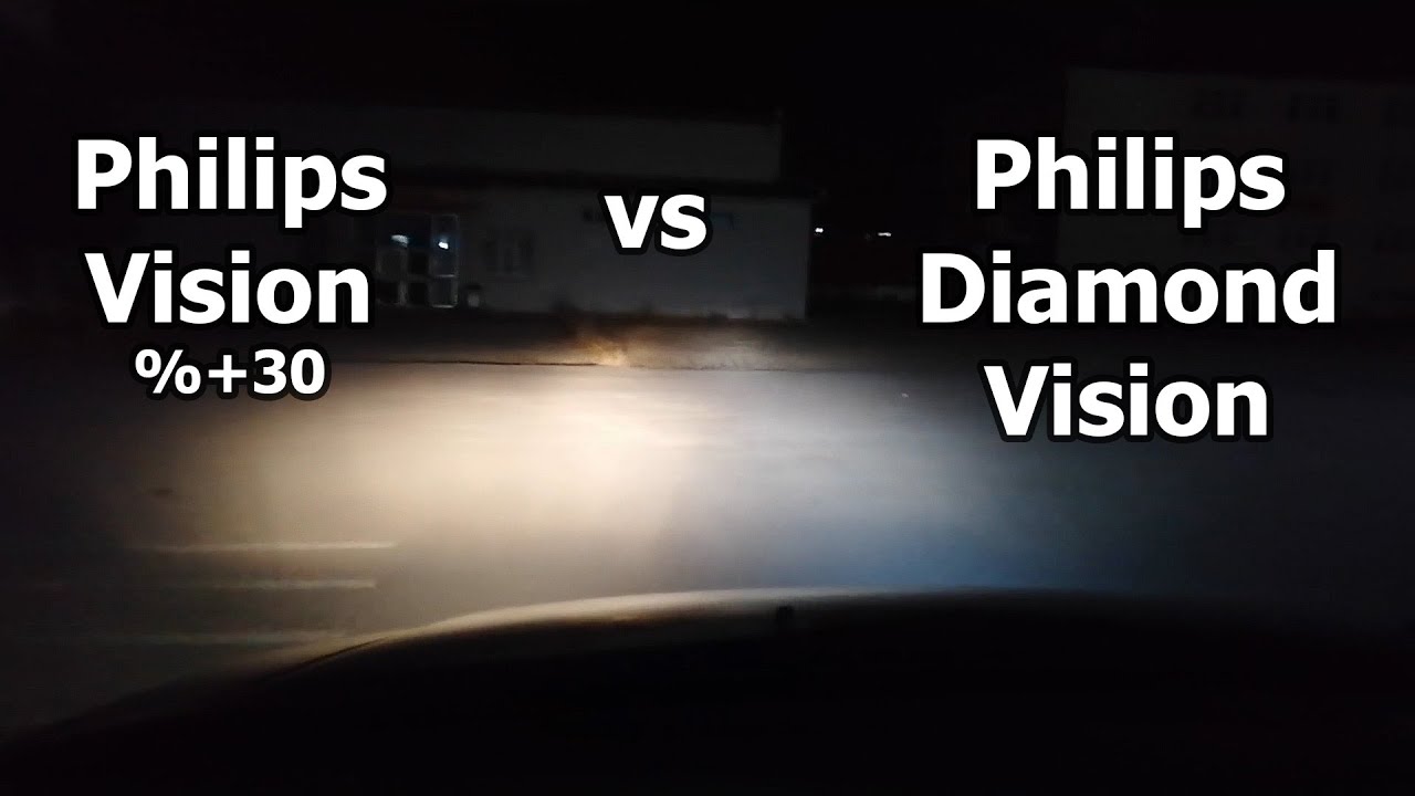 Philips Vision vs (Eskimiş) Philips Diamond Vision #Honda #Civic #Vtec2 ...