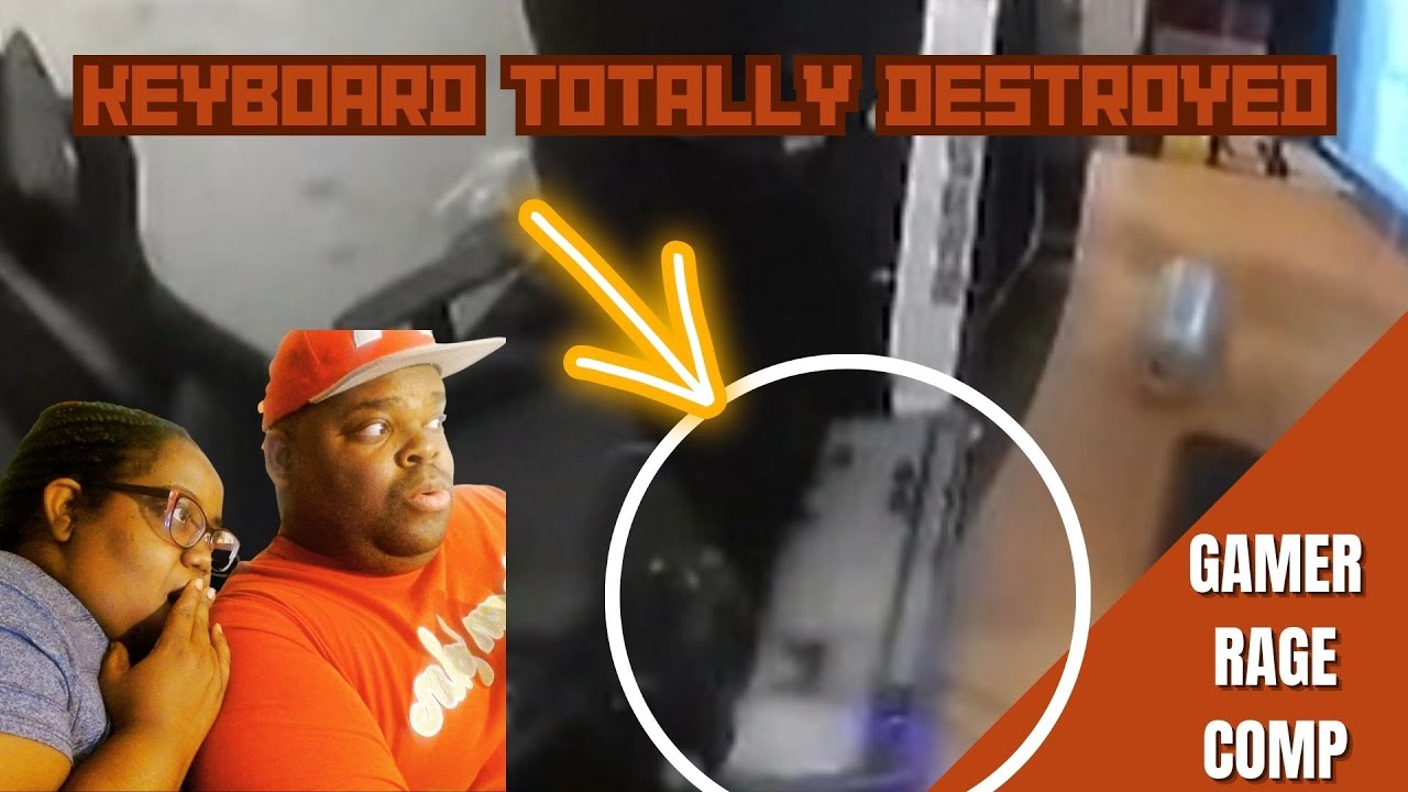 HE DECIMATED HIS KEYBOARD | GAMER RAGE COMPILATION - YouTube
