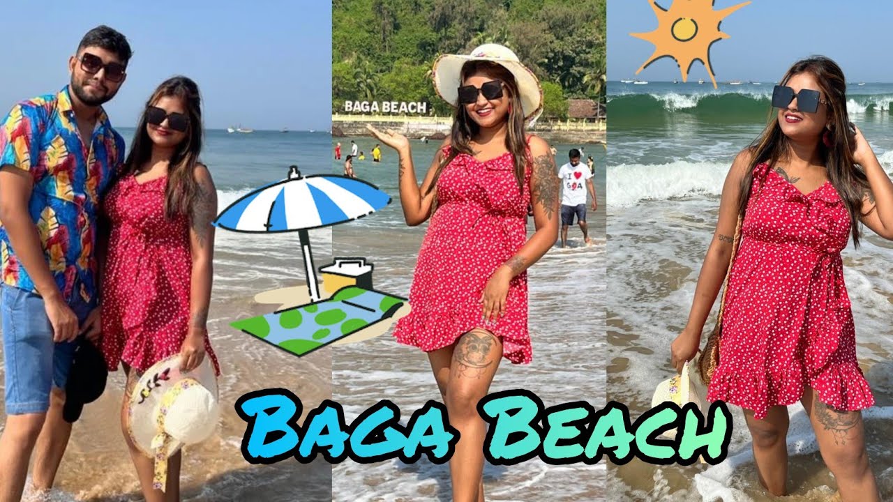 Day 1 in Baga Beach🏖️ | Goa Vlog October 2022 | Goa vlog | North Goa Baga Beach | #goa # ...