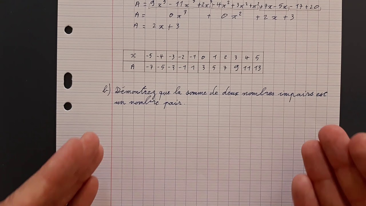 4° - Cours Calcul Litteral 5/5 - Exemples - YouTube