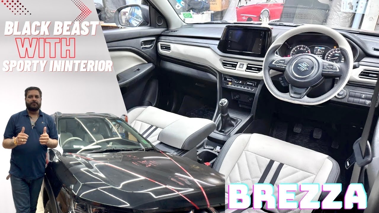 Brezza interior🔥| Luxury interior 🔥 Brezza zxi | Brezza zxi alloys ...