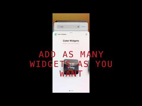 Multiple Color Widgets - YouTube
