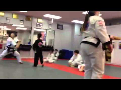 Step Behind Side Kick - YouTube