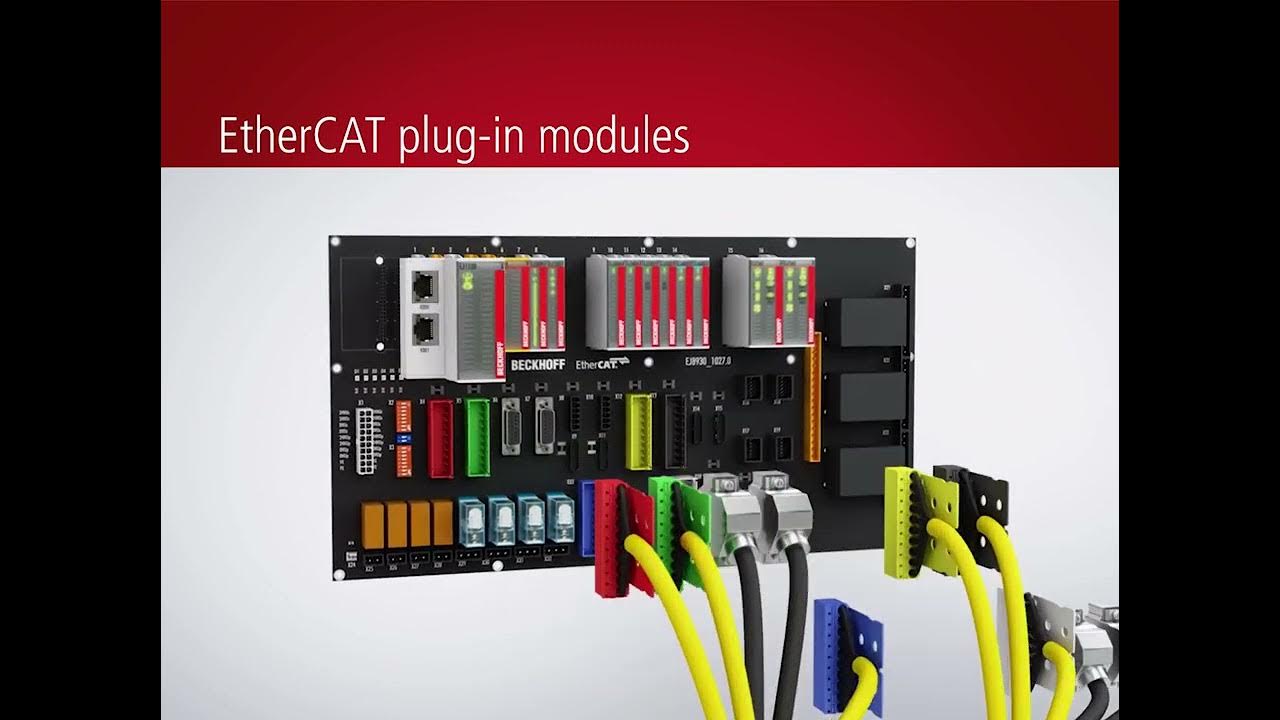 [백호프오토메이션] Beckhoff EtherCAT plug-in modules - YouTube