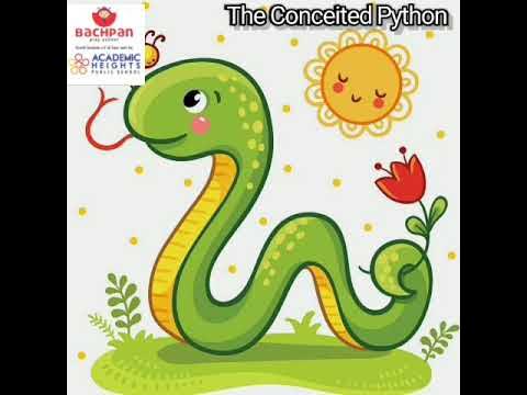 The Conceited Python Class 7 ....along with Mamta ma'am Story by Ruskin ...