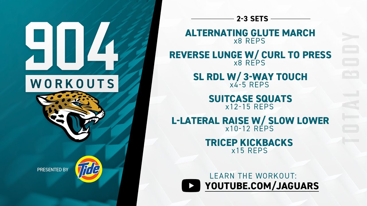 Tide Workout | 904 Workouts with Jaguars Strength & Conditioning ...