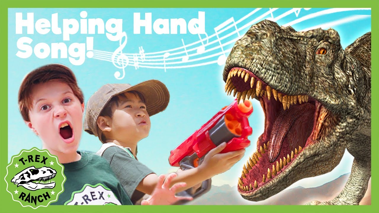 Helping Hand Song - You Can't Do it by Yourself! T-Rex Ranch Dinosaur ...