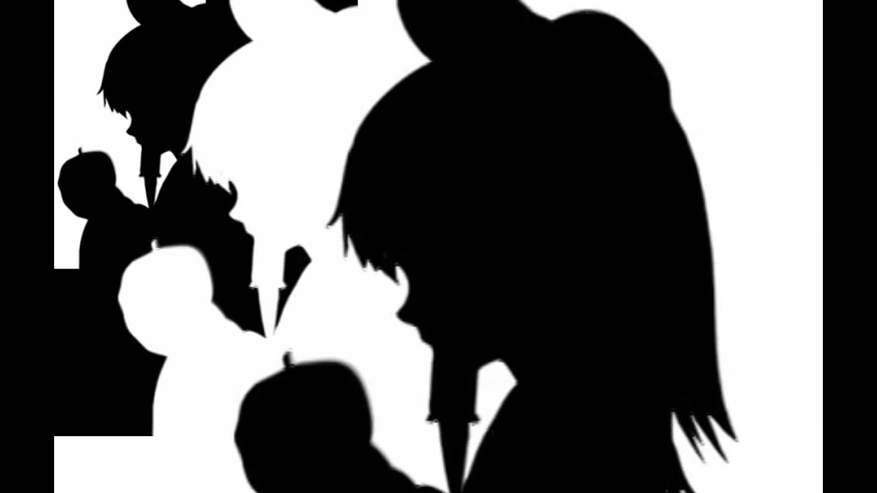 Bad Apple but the white pixels are Bad Apple, and the black pixels are ...