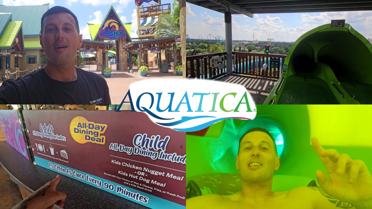 Aquatica Orlando FULL TOUR & REVIEW Water Slides! - YouTube