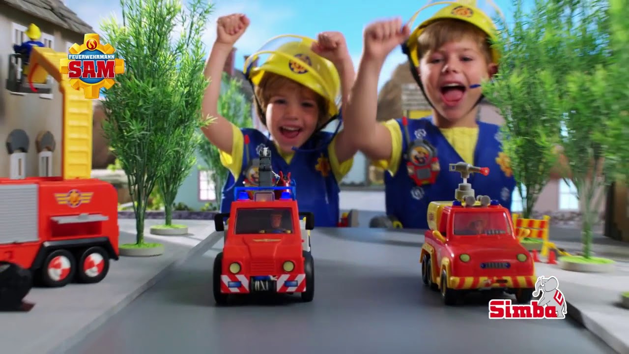 Strażak Sam JEEP Ratunkowy TOMS 4x4 Fireman Sam Simba - YouTube