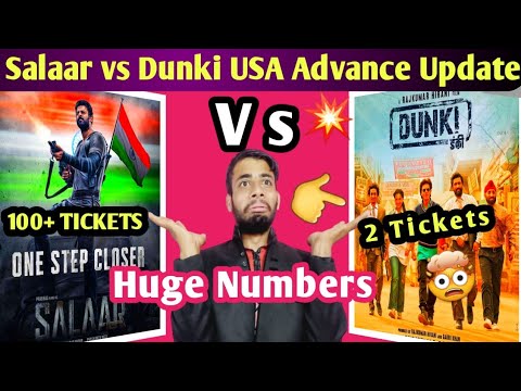 Salaar vs Dunki USA Advance Booking|Dunki Vs Salaar Clash news|Salaar ...
