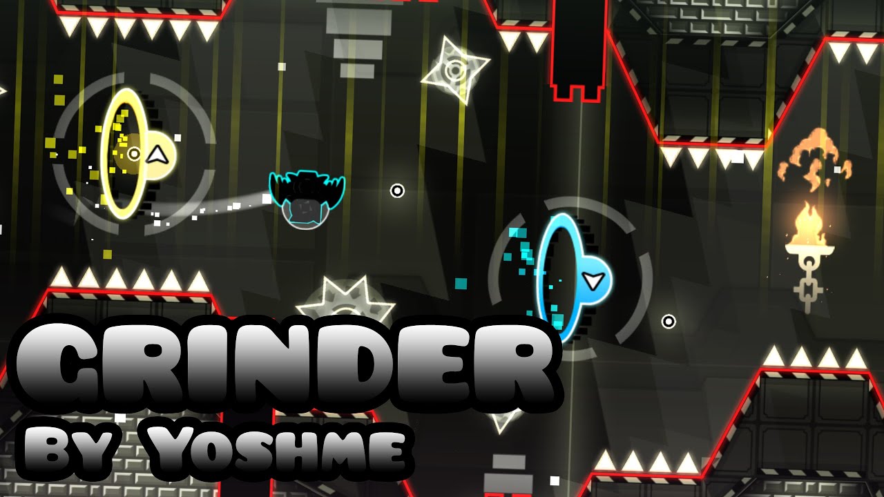 [2.2] Geometry Dash | Grinder by Yoshme (Me) - YouTube