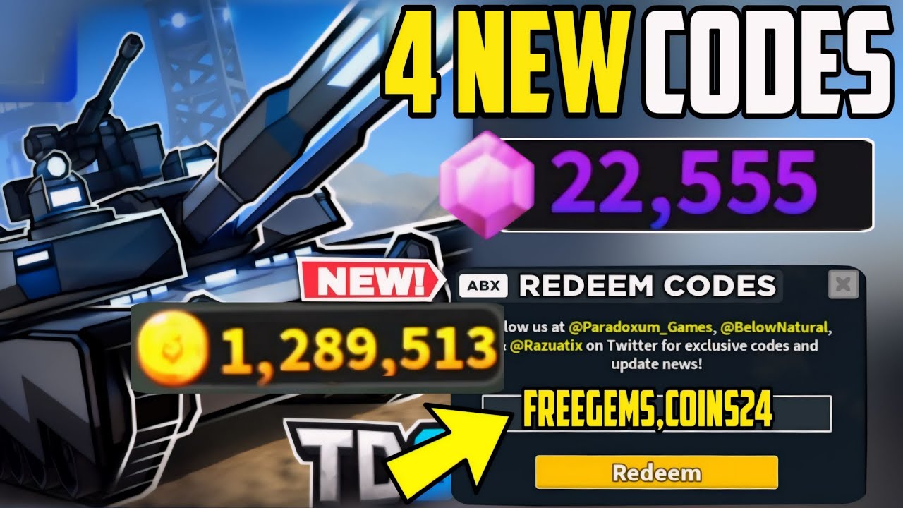 *NEW* ALL WORKING CODES FOR TOWER DEFENSE SIMULATOR IN 2024! ROBLOX ...