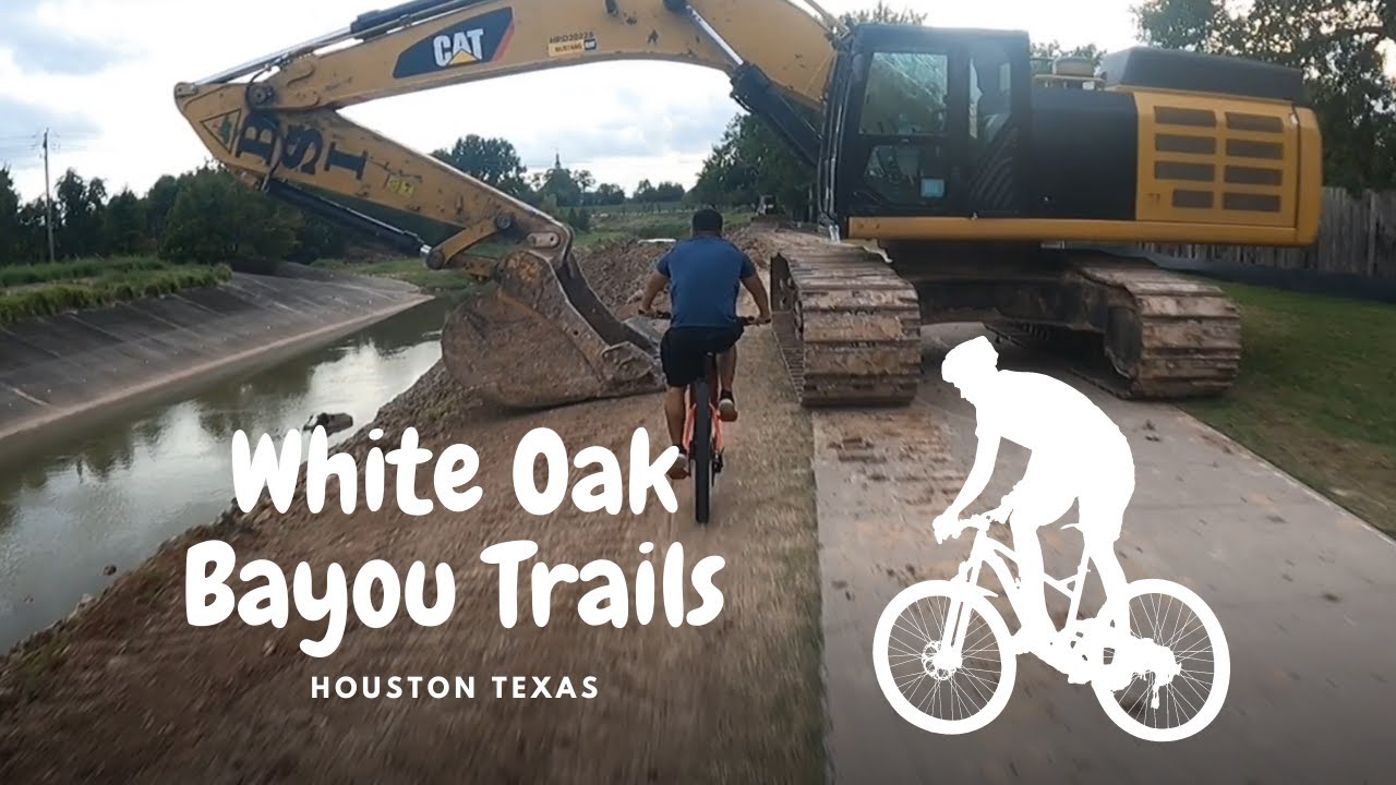 Houston Bike Trails | White Oak Bayou Bike Trails | 13 Miles Ride - YouTube