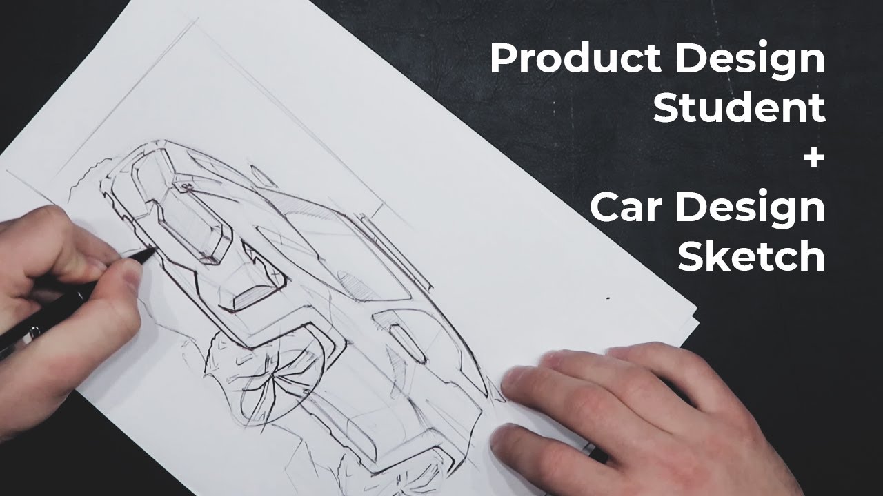 Product Design Student Sketches a CAR! - YouTube
