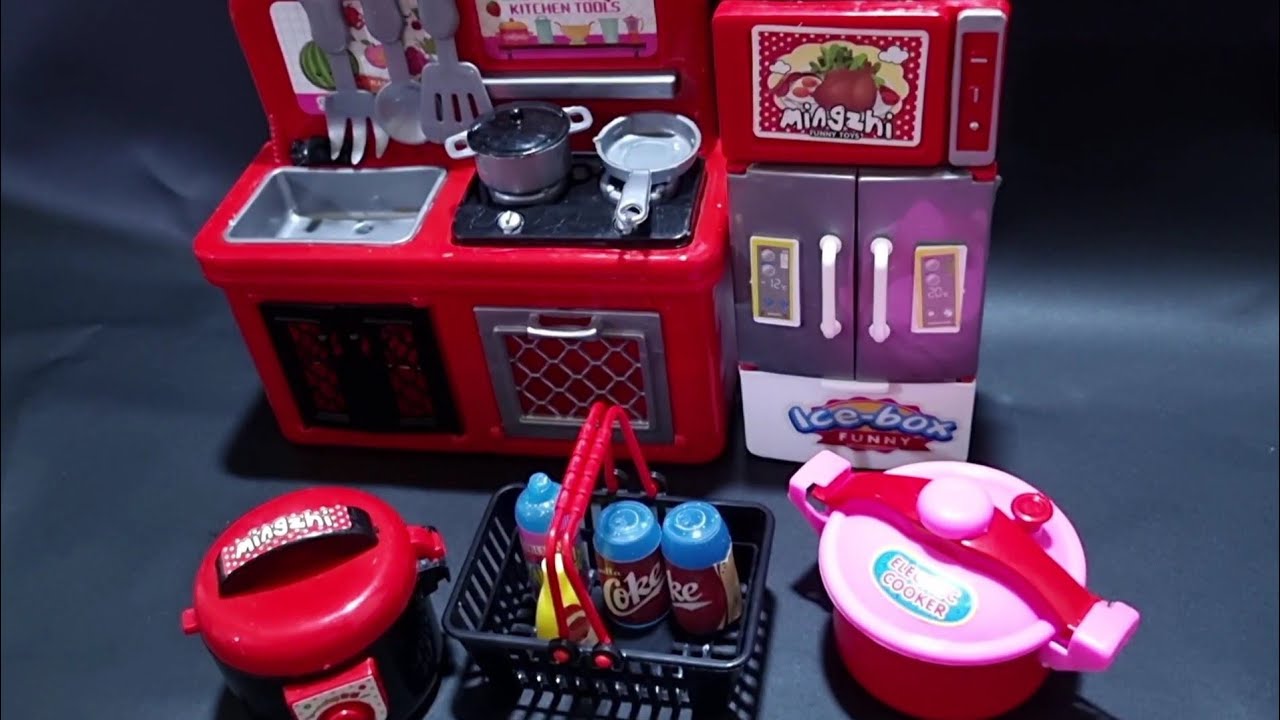 9:30 Minutes Satisfying with Unboxing | Kitchen play set | ASMR - YouTube
