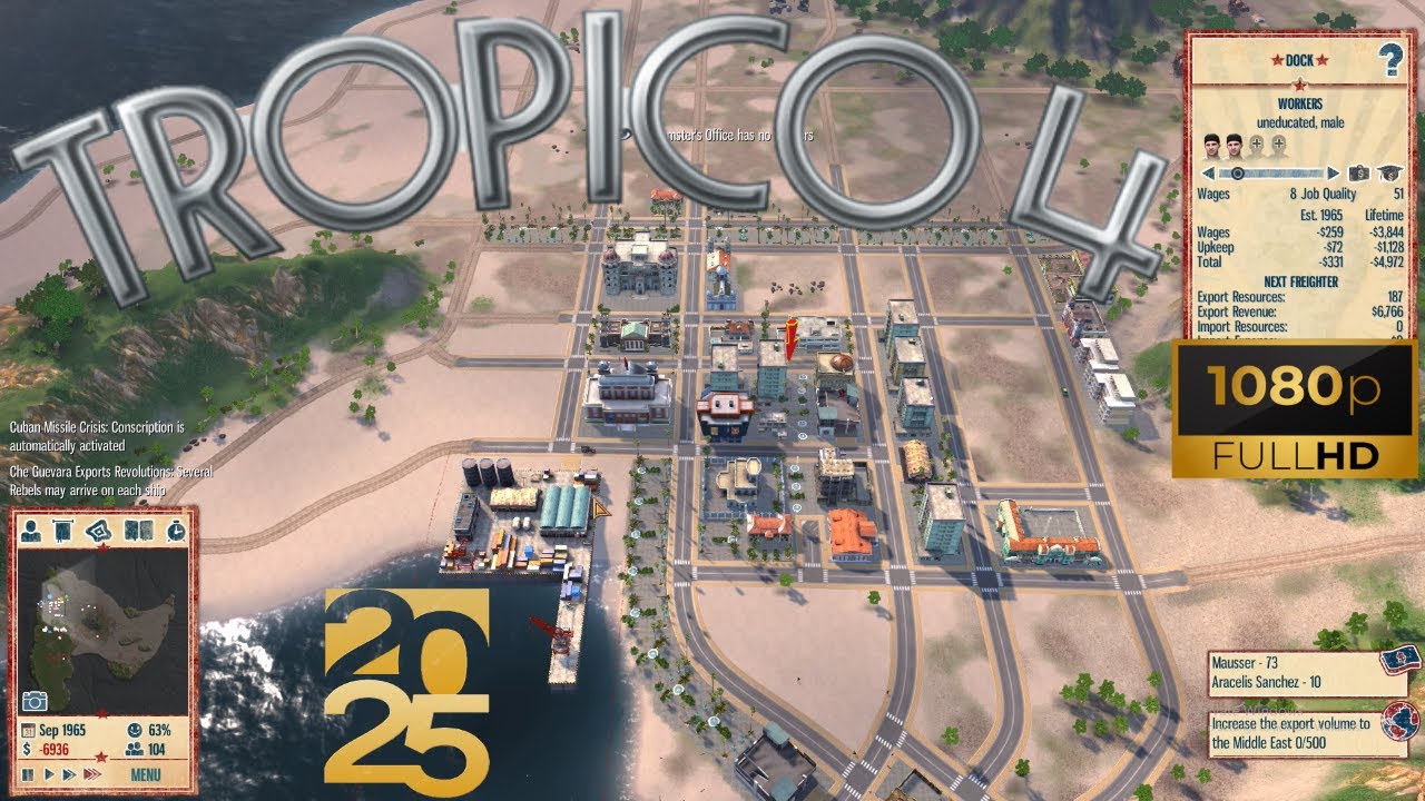 Tropico 4 (2025) - Gameplay (PC HD) [1080p60FPS] - YouTube