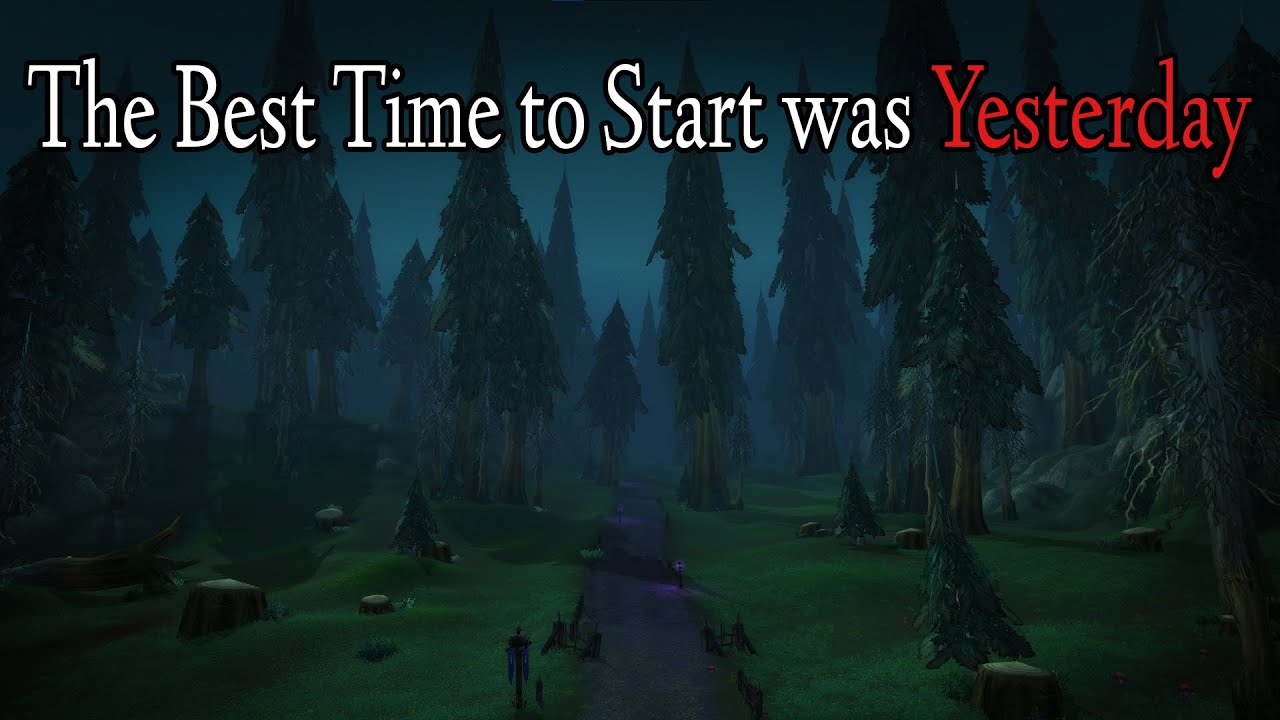 The Best Time to Start was Yesterday - YouTube