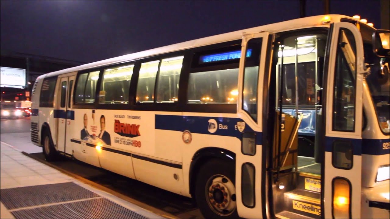 MTA Bus 1996 Novabus RTS-06 #9259 Air Starter - YouTube