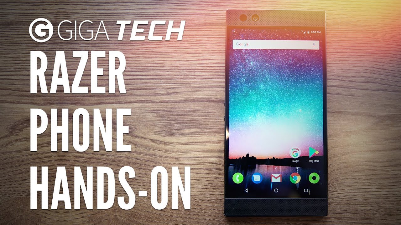 Razer Phone im Hands-On (deutsch): Gamer-Handy mit 120-Hz-NERDGASM ...