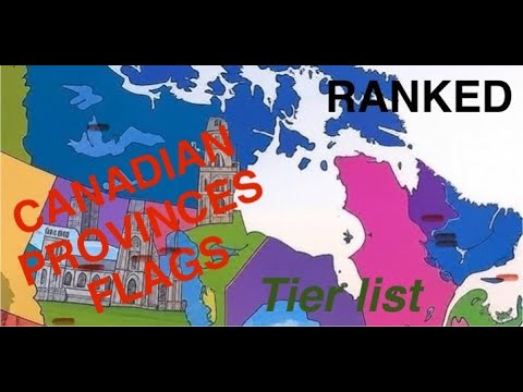 CANADIAN PROVINCES FLAGS RANKED - Tier List - YouTube