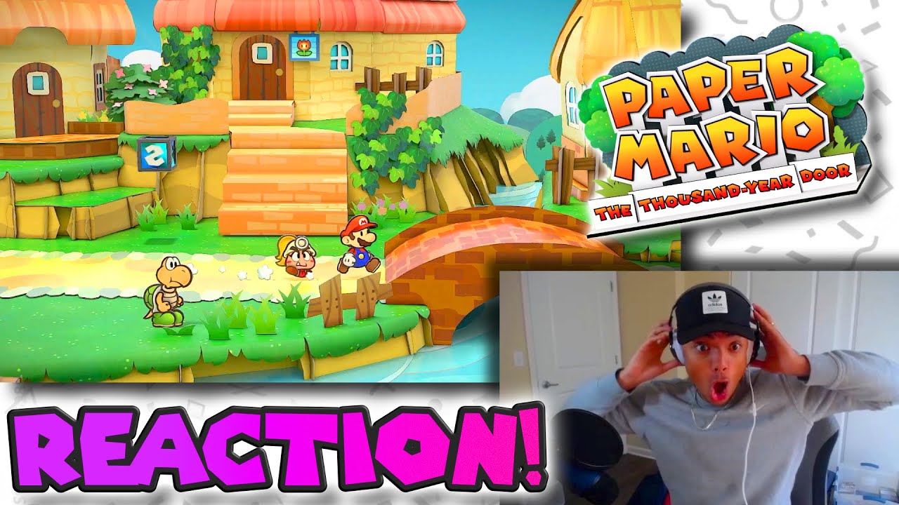 NINTENDO JUST MADE ME CRY ON STREAM!!! Paper Mario The Thousand Year ...
