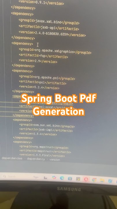 Spring Boot Pdf Generation using Apache Xml Graphics Library #java #springboot #springmvc - YouTube