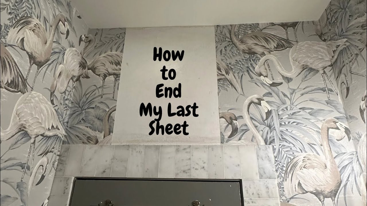 How to Finish the Last Sheet of Your Wallpaper Job - Spencer Colgan ...