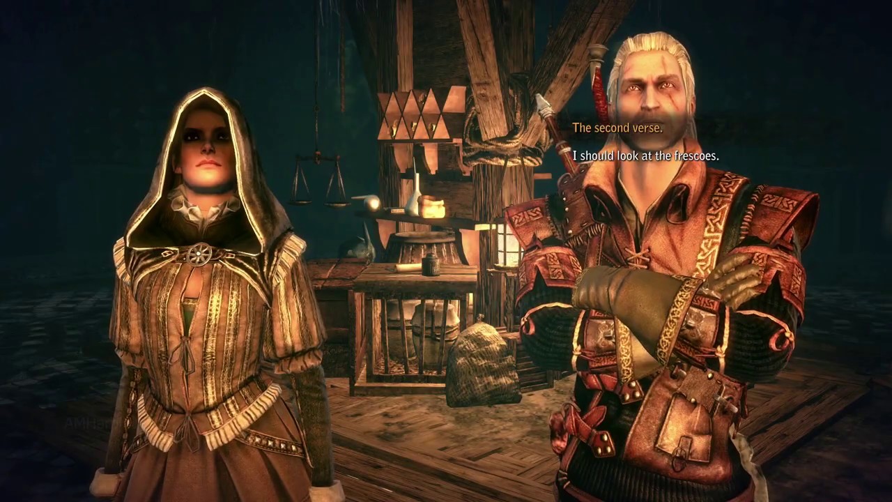 The Witcher 2 The Secrets of Loc Muinne Dark Difficulty - YouTube