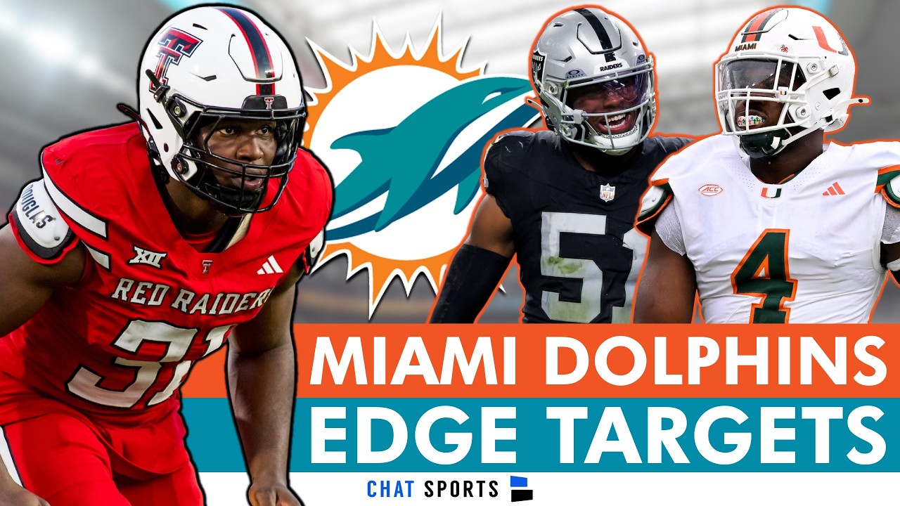 Dolphins Rumors: Miami Dolphins EDGE Targets In NFL Draft & NFL Free ...