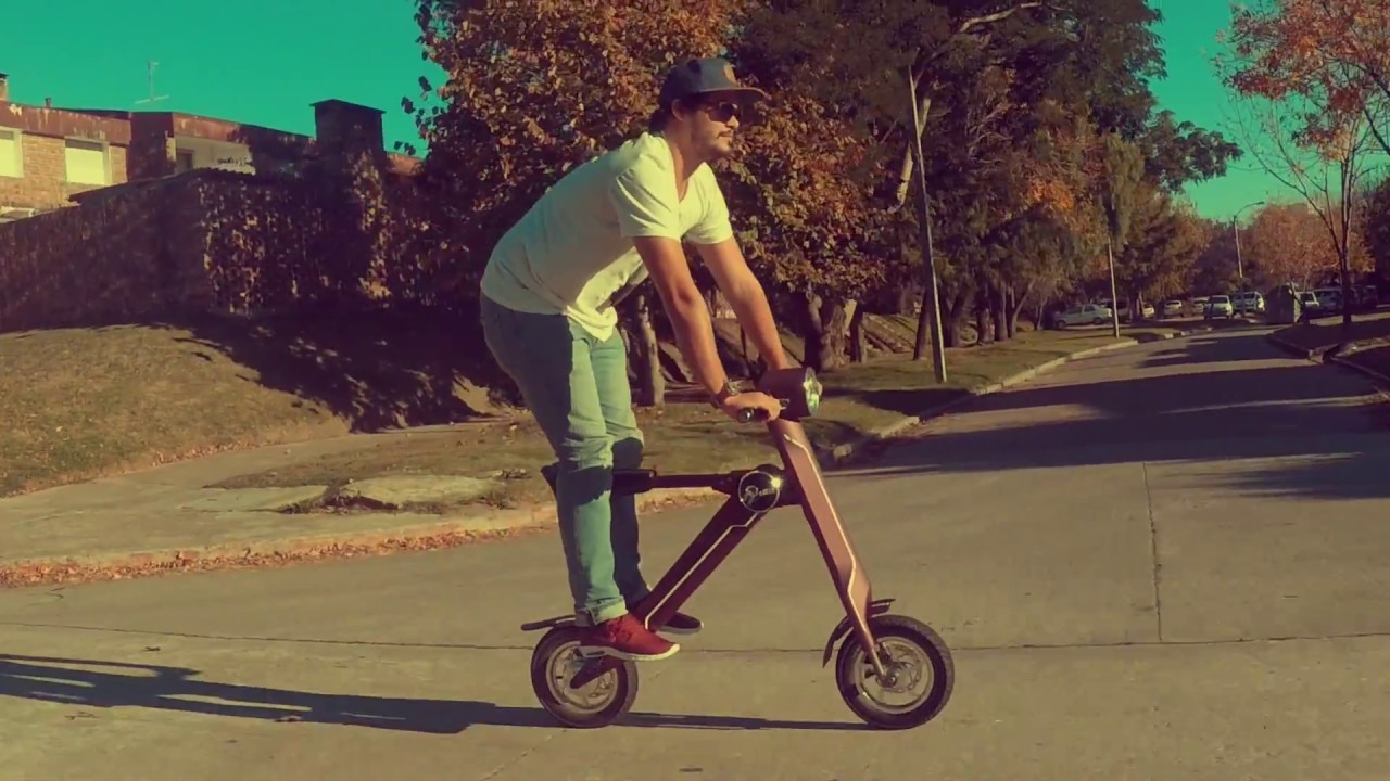 LOOP Bicicleta Eléctrica Plegable en Uruguay - YouTube