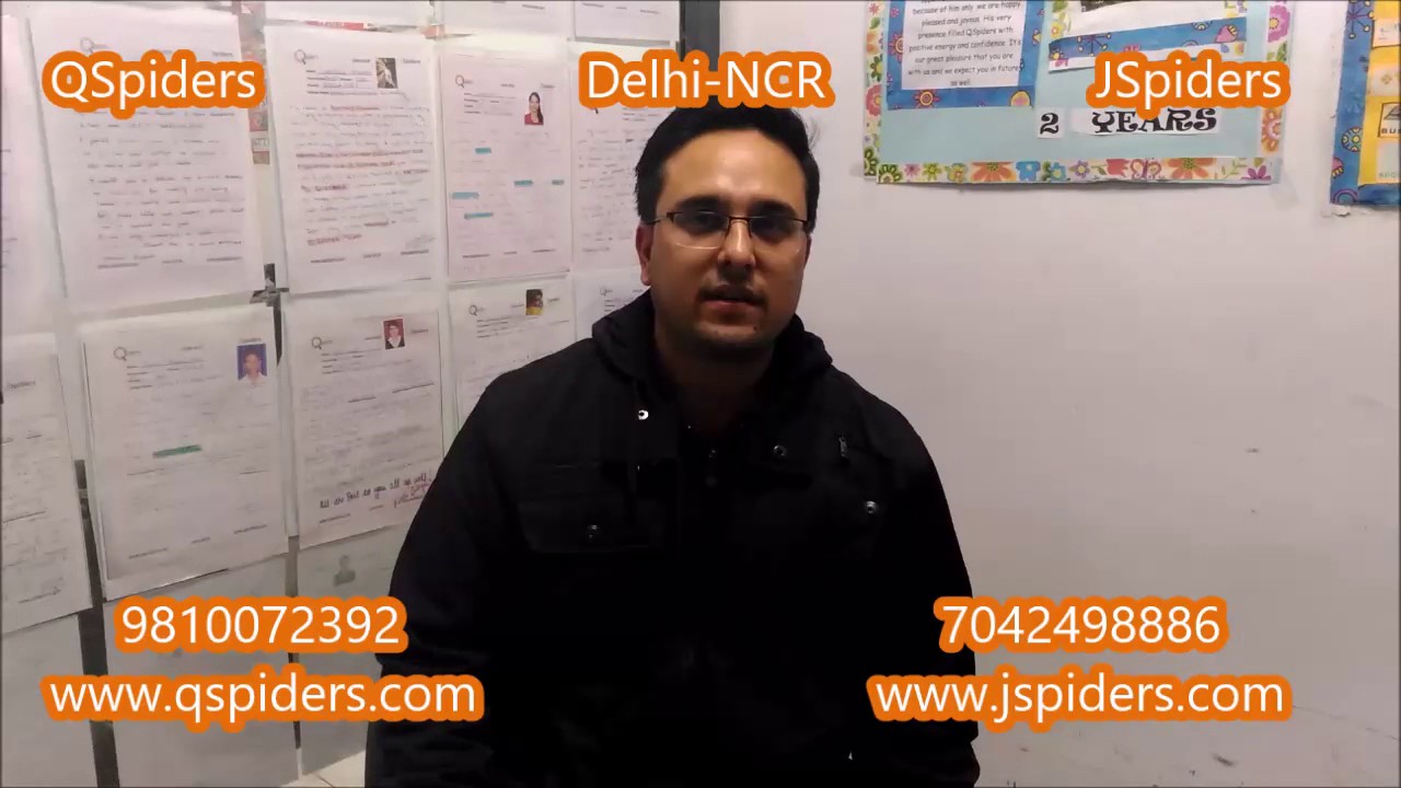 Anshul Midha @QSpiders JSpiders Noida-Delhi-NCR - YouTube