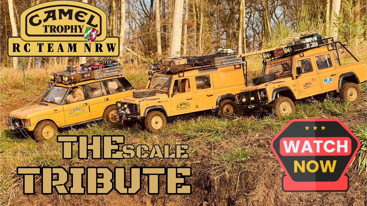 Camel Trophy Tribute - RC Scaler Sandaction - Range Rover - Defender ...