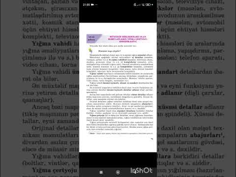 Texnologiya 9-cu sinif mövzu 14. Həyatla  əlaqəli şəkildə bir dəfə izahı dinləməklə öyrənək 